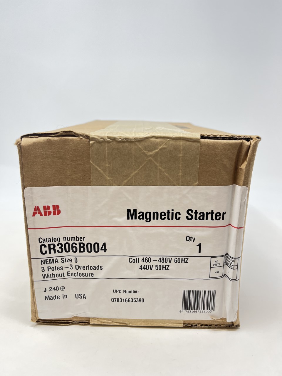 CR306B004 – GE/ABB NEMA MOTOR STARTER | Mag-Trol Distributors, Inc.