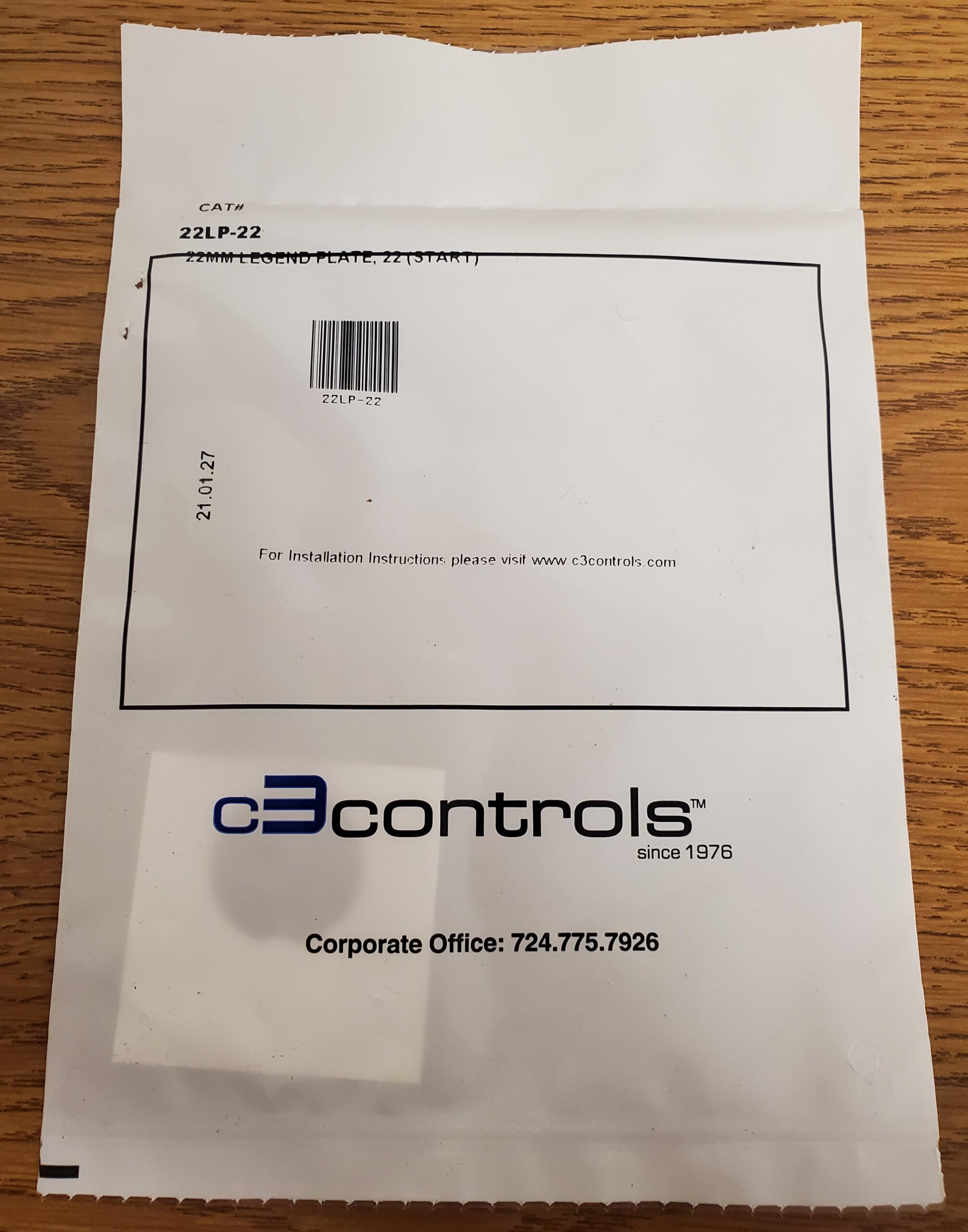 22LP-22 – (C3 CONTROLS) | Mag-Trol Distributors, Inc.