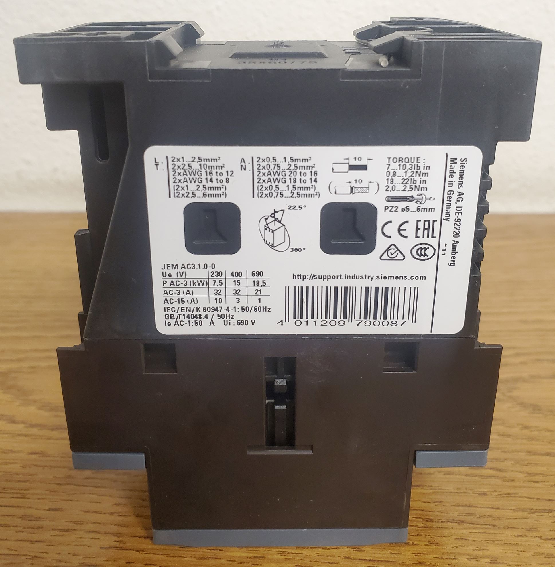 3RT2027-1BB40 – SIEMENS IEC Contactor | Mag-Trol Distributors, Inc.