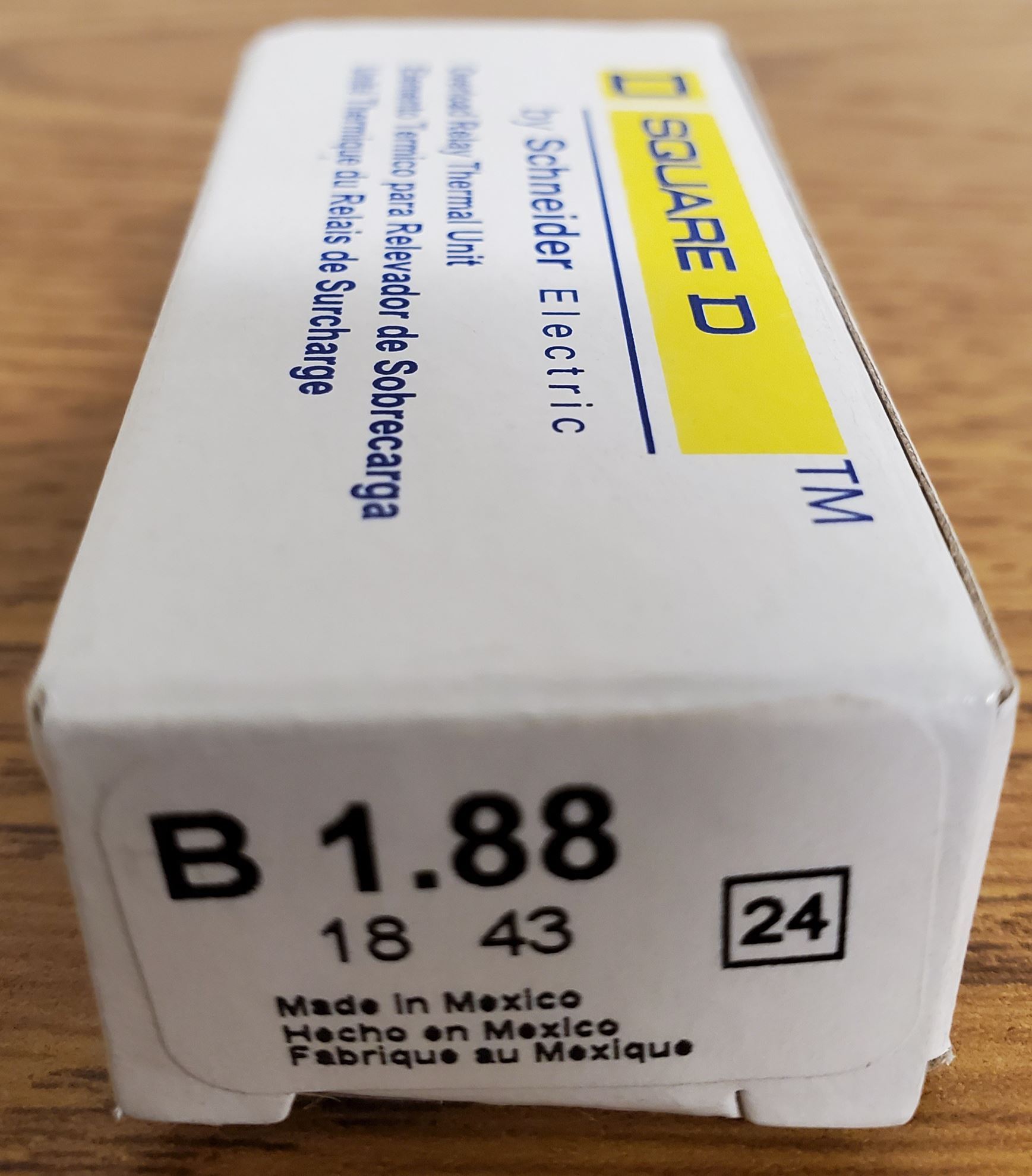B1.88 – Square D Overload Relay Thermal Unit | Mag-Trol Distributors, Inc.