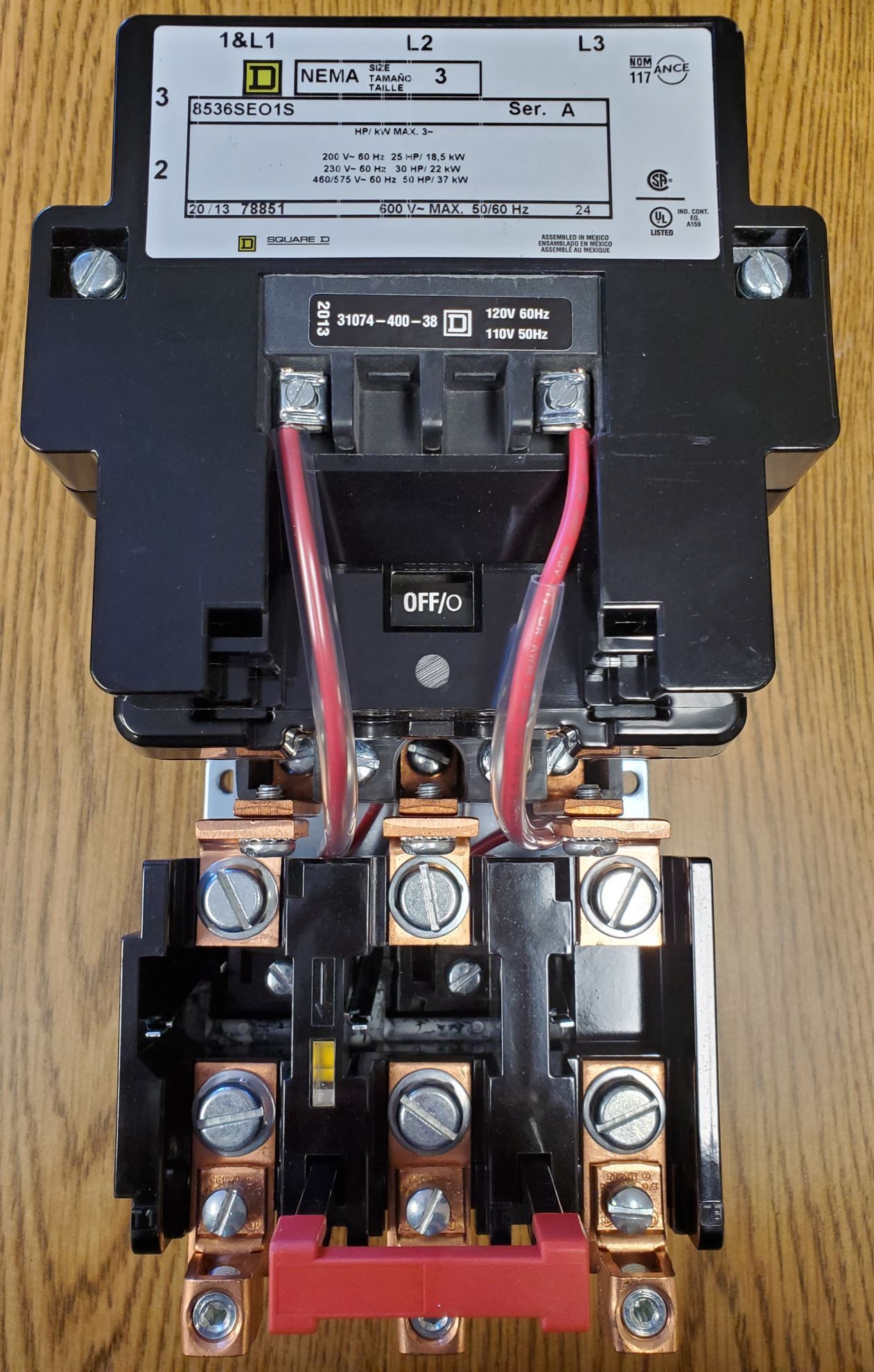 8536SEO1V02S – Square D Type S Non Reversing Magnetic Starter | Mag ...