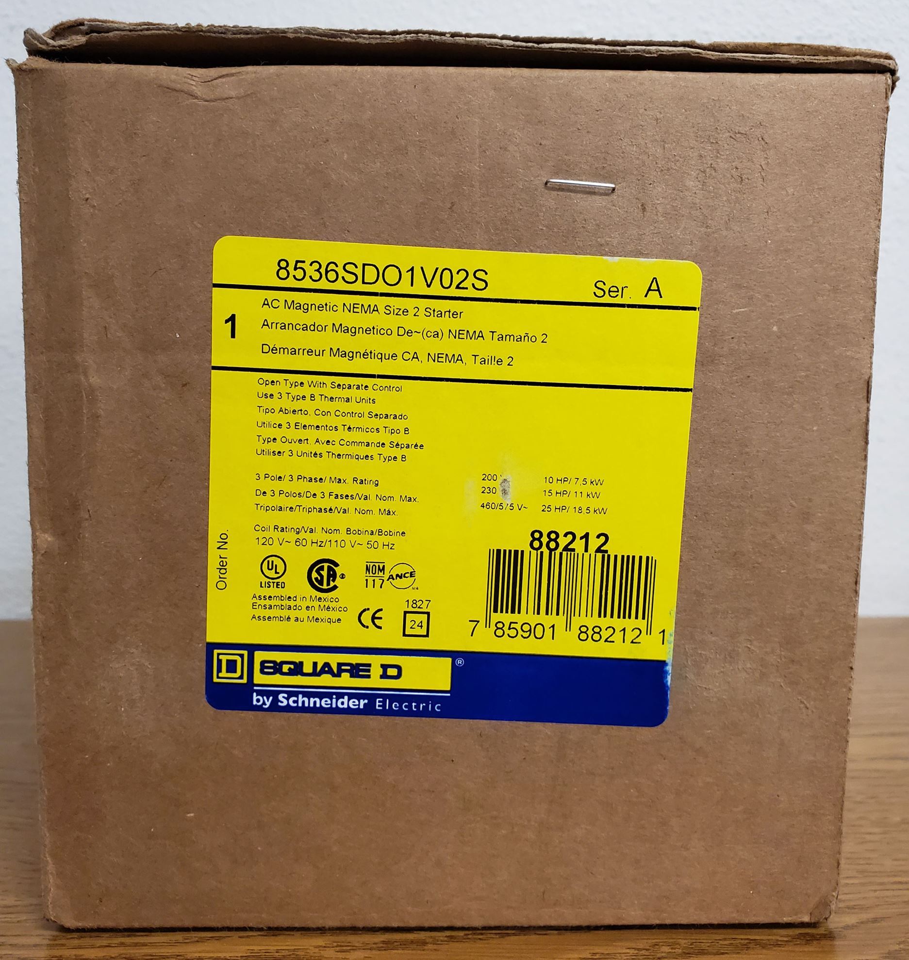 8536SDO1V02S – Square D NEMA Magnetic Starter | Mag-Trol Distributors, Inc.