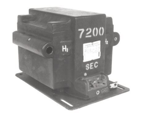 GE Model JVM-95 765X022027 Medium Voltage Voltage Transformer 95kV BIL ...