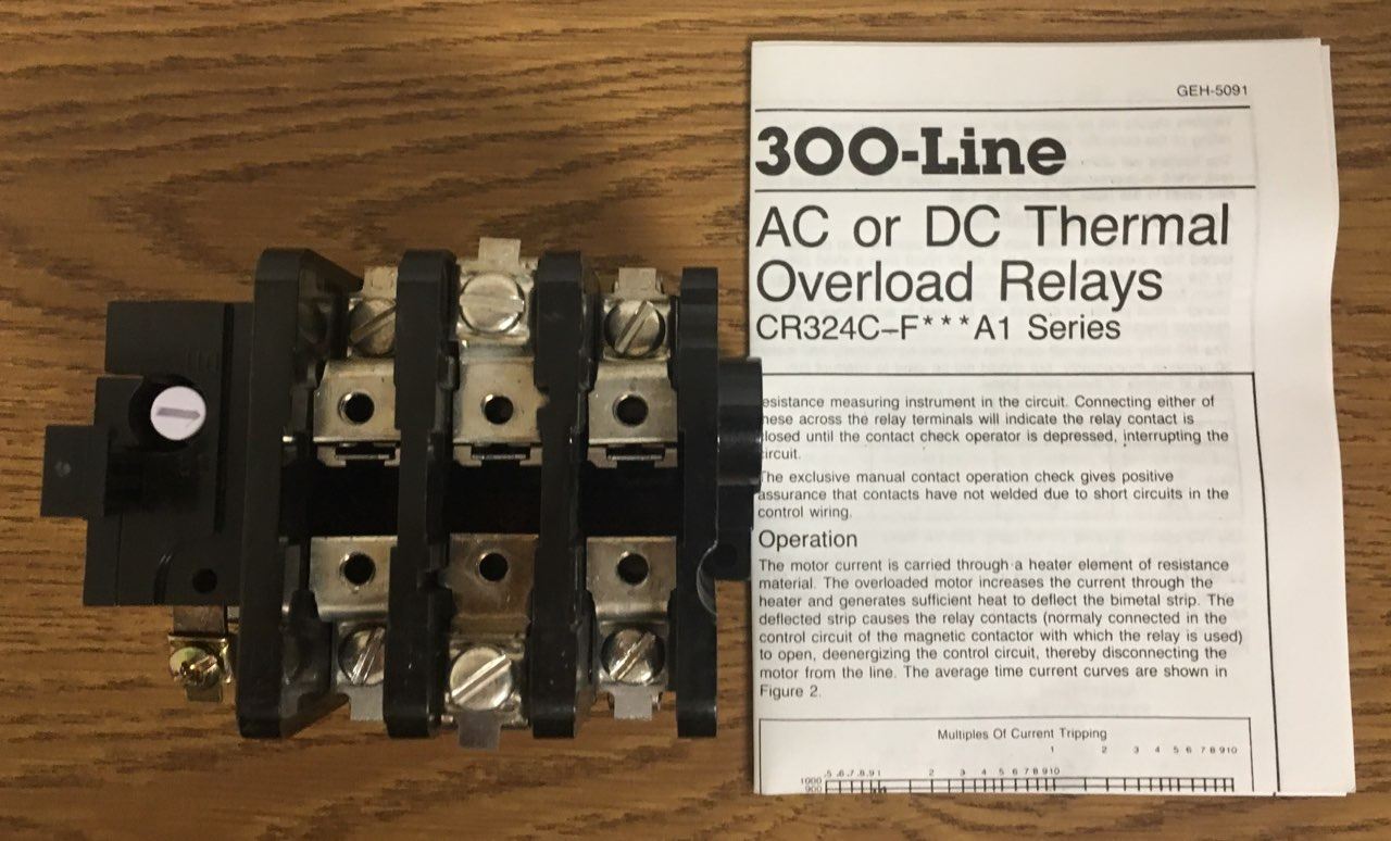 CR324C310A4 – GE Overload Relay | Mag-Trol Distributors, Inc.