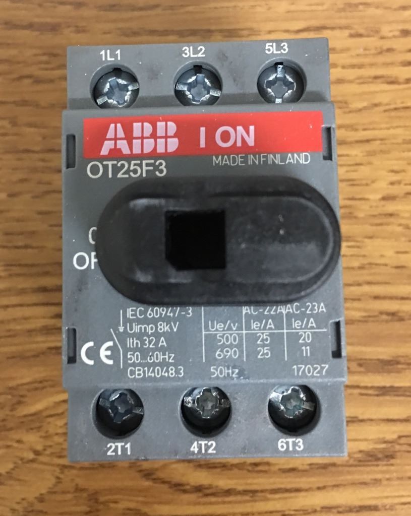 OT25F3 – ABB – General Purpose Switch | Mag-Trol Distributors, Inc.