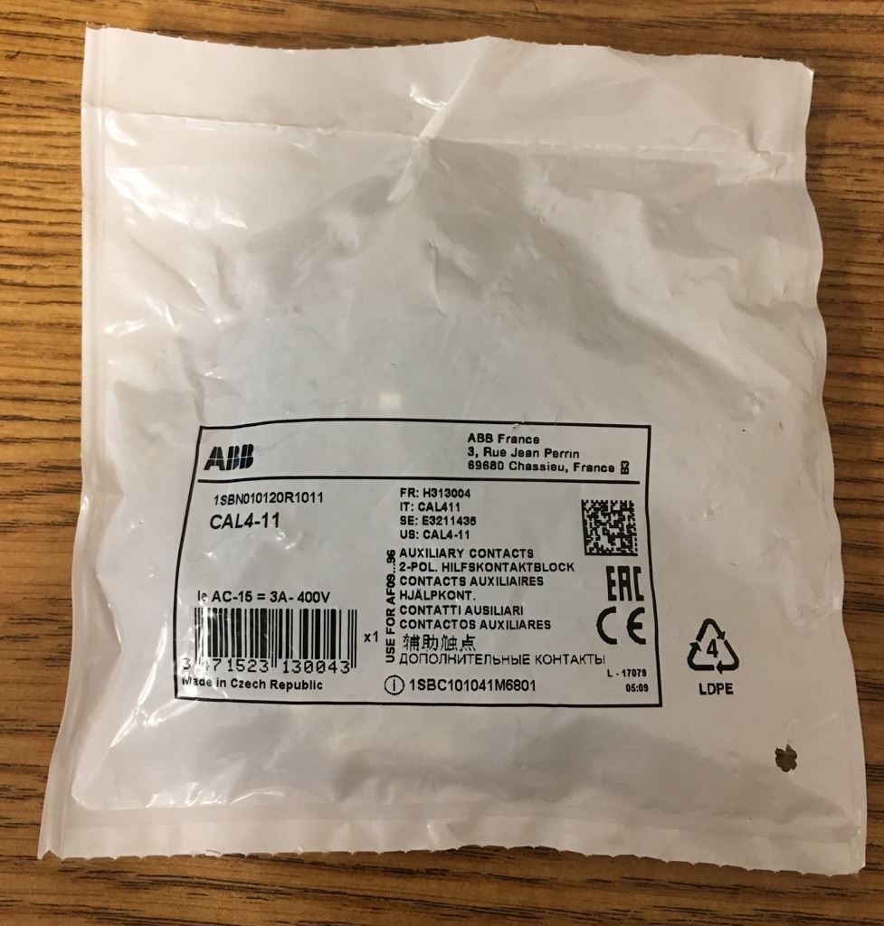 CAL4-11 – ABB – Auxiliary Contact | Mag-Trol Distributors, Inc.