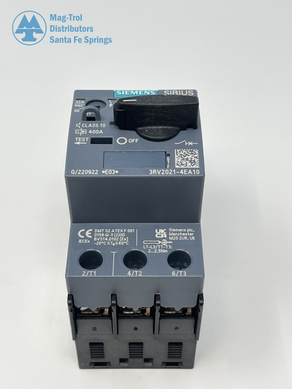 3RV2021-4EA10 – SIEMENS MOTOR STARTER PROTECTOR SIZE 0 3P CLASS 10 27 ...