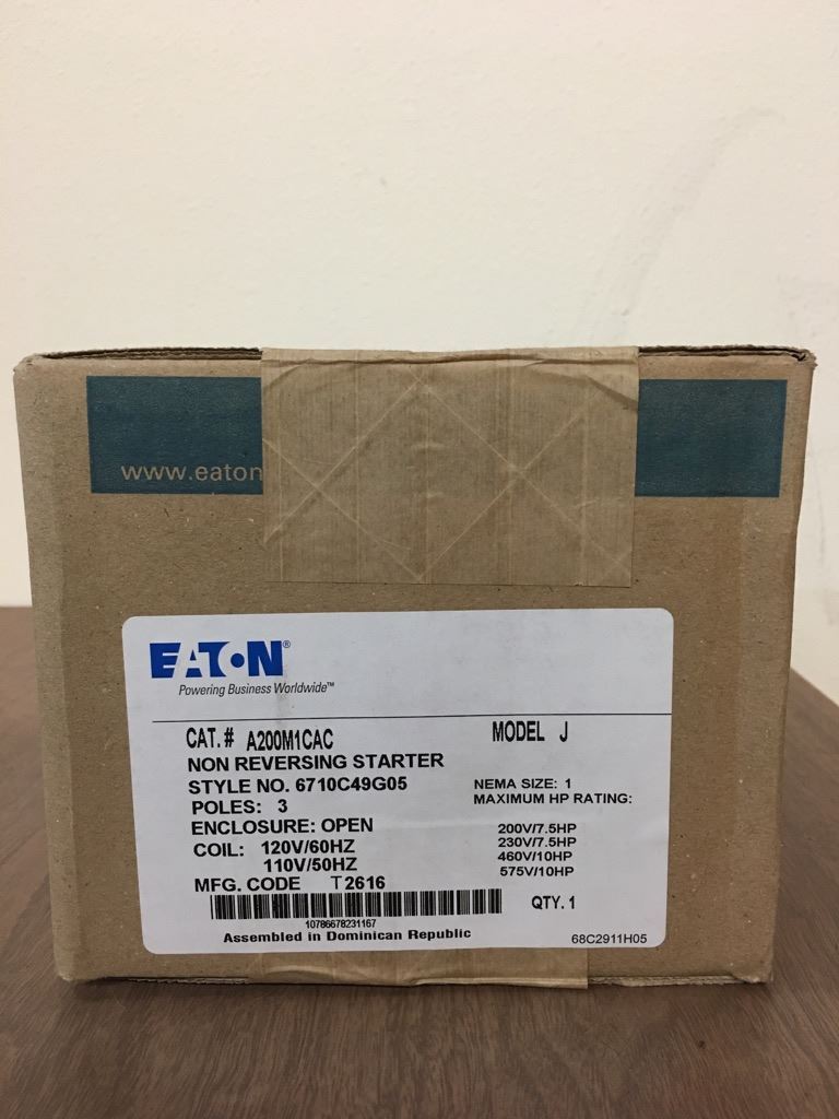 A200M1CAC – EATON / Cutler-Hammer Motor Starter | Mag-Trol Distributors ...