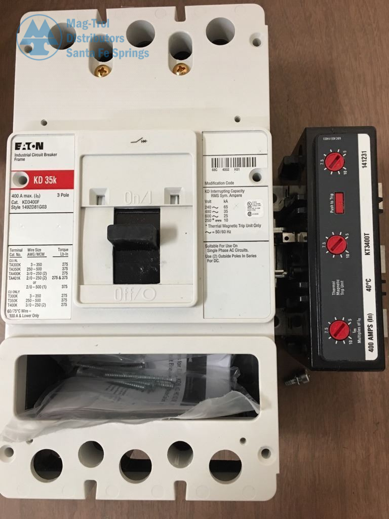 KD3400 – EATON / Cutler-Hammer Circuit Breaker | Mag-Trol Distributors ...