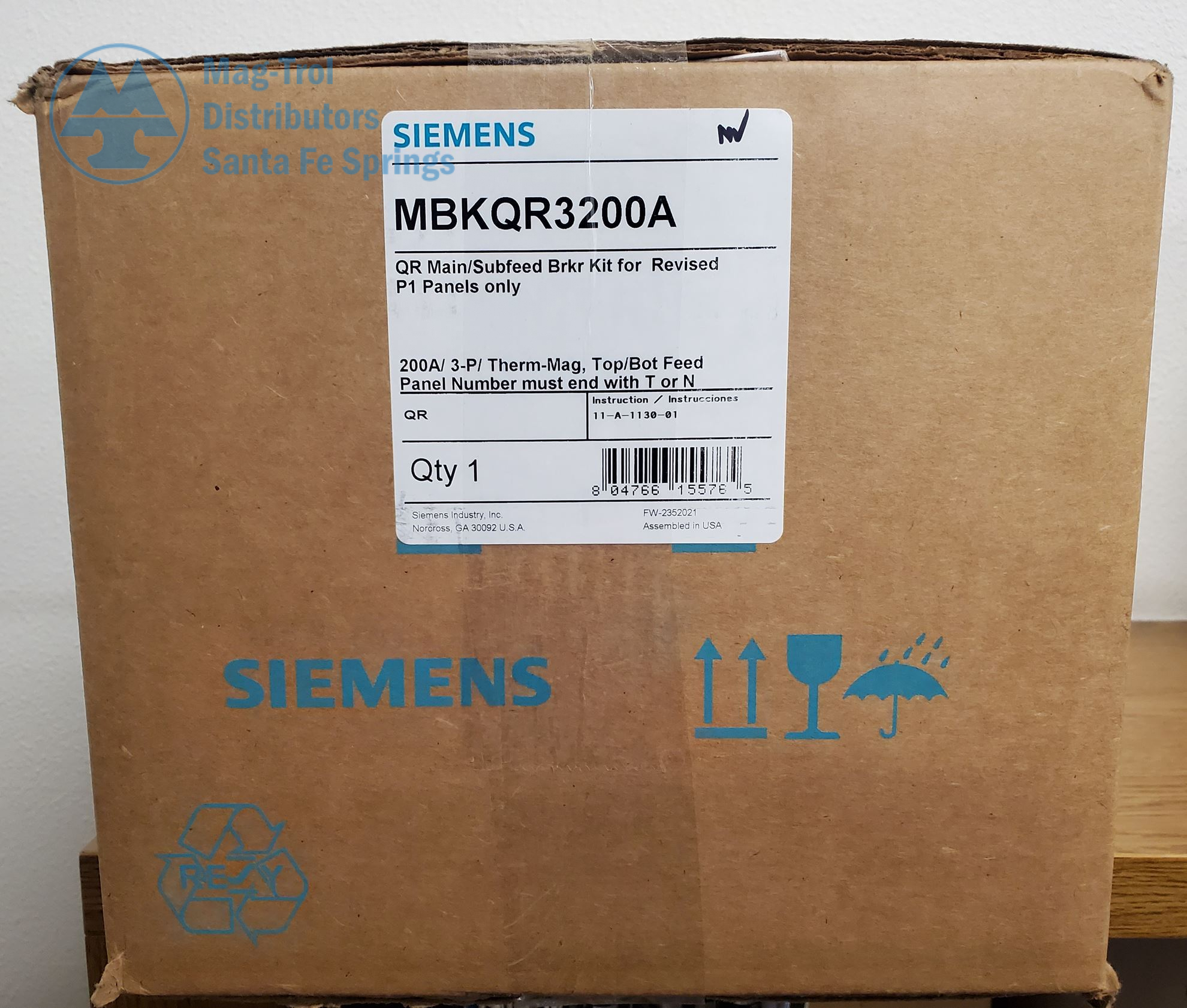 MBKQR3200A – SIEMENS Low Voltage Breaker Mounting Kit | Mag-Trol ...