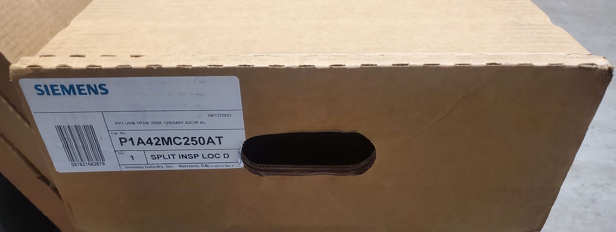 P1A42MC250AT – SIEMENS Unassembled Panelboard | Mag-Trol Distributors, Inc.