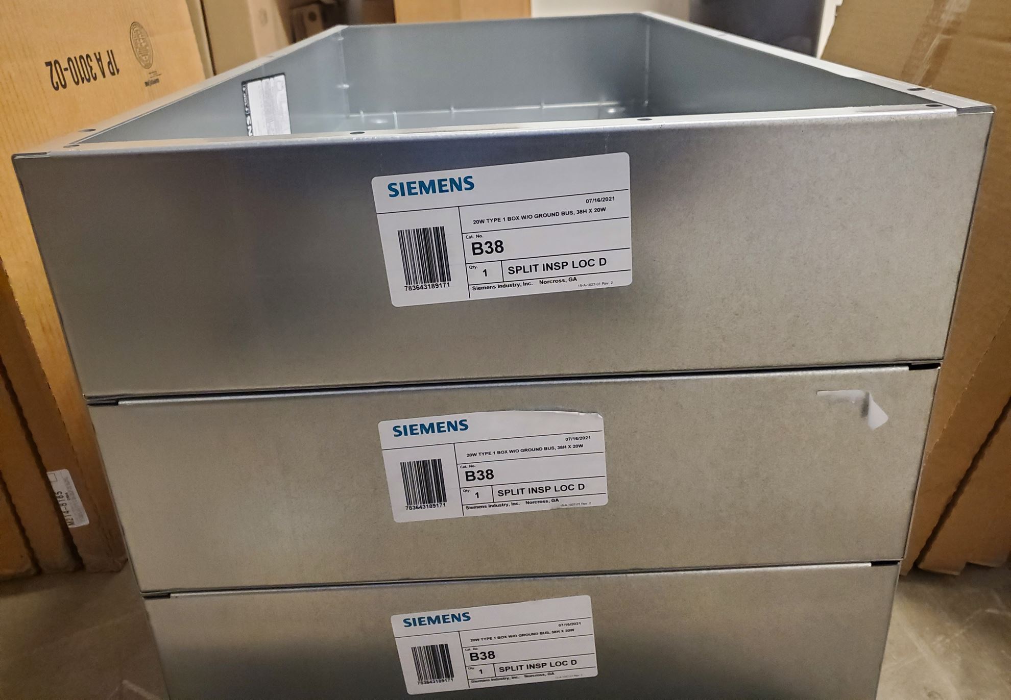 B38 – SIEMENS Unassembled Panelboard | Mag-Trol Distributors, Inc.