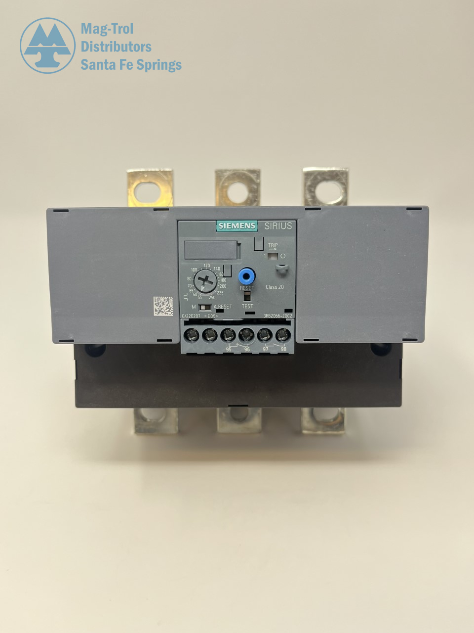 3RB2066-2GC2 – SIEMENS OVERLOAD RELAY 55-250 AMPS SIZE10 / SIZE12 CLASS ...