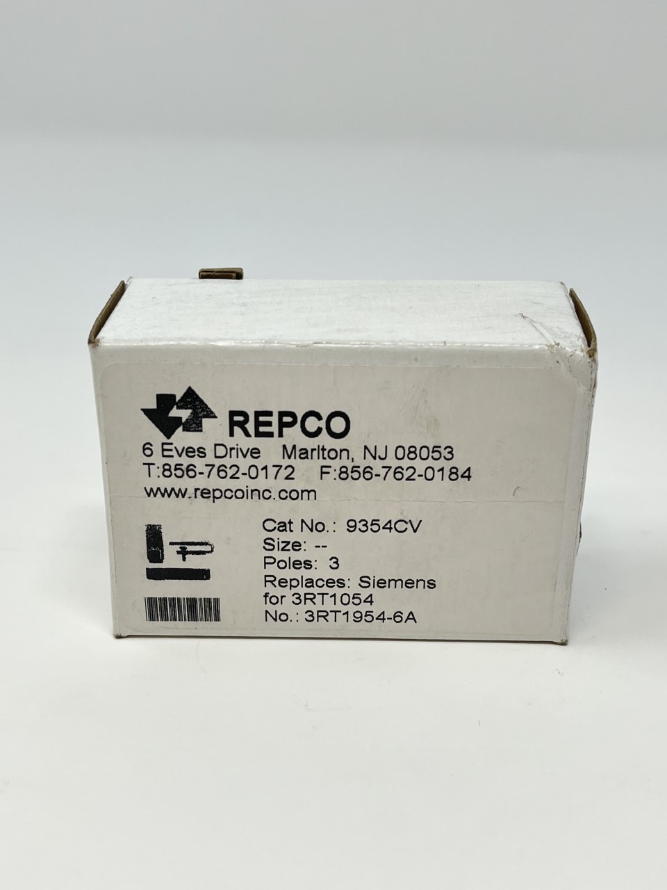 9354CV – REPCO REPLACES SIEMENS 3RT1954-6A 3P CONTACT KIT SIZE 6 ...