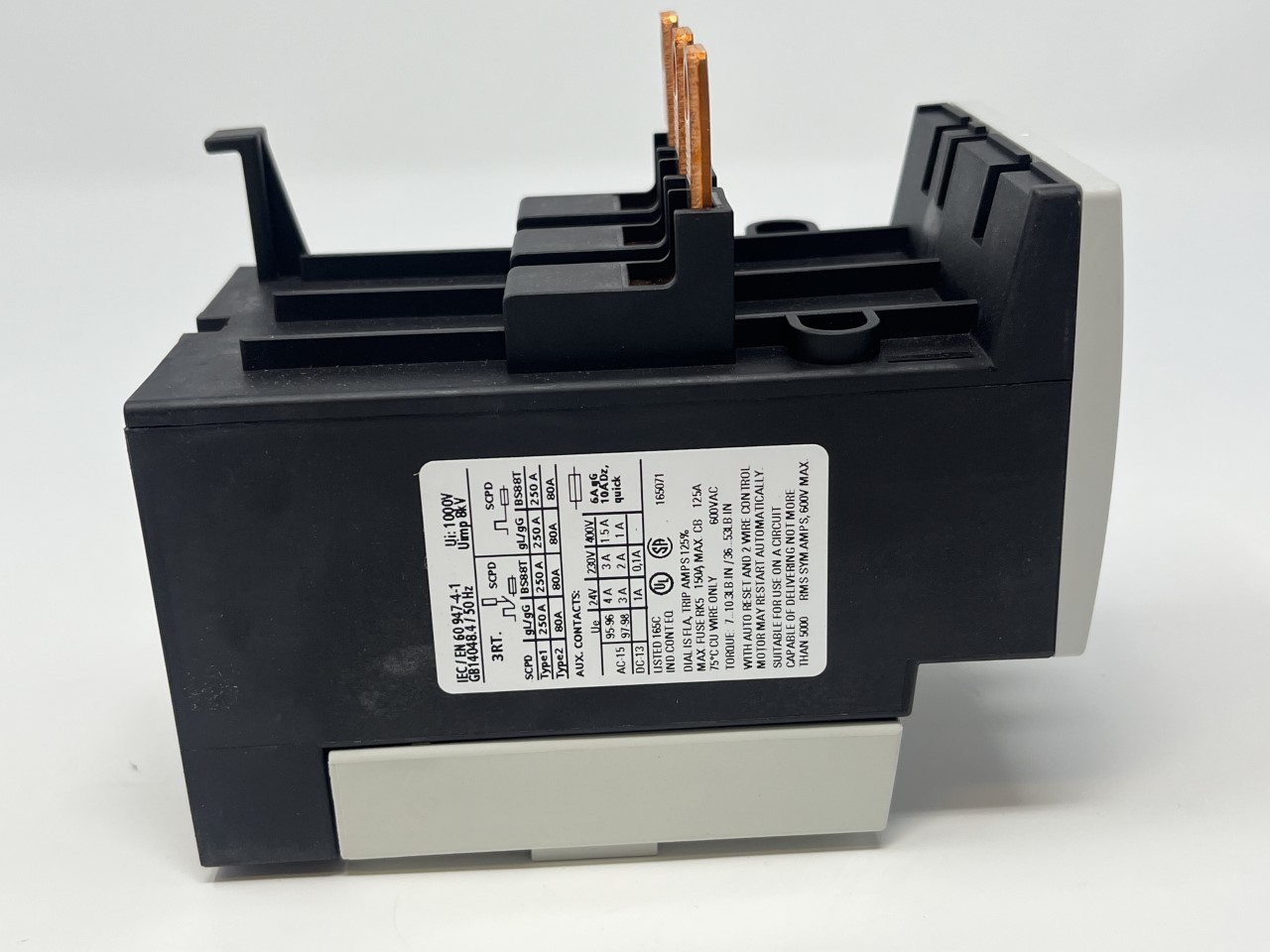 3RU1146-4FB0 – SIEMENS OVERLOAD RELAY 28-40AMPS 3PH SZ.3 CLASS 10 SCREW ...