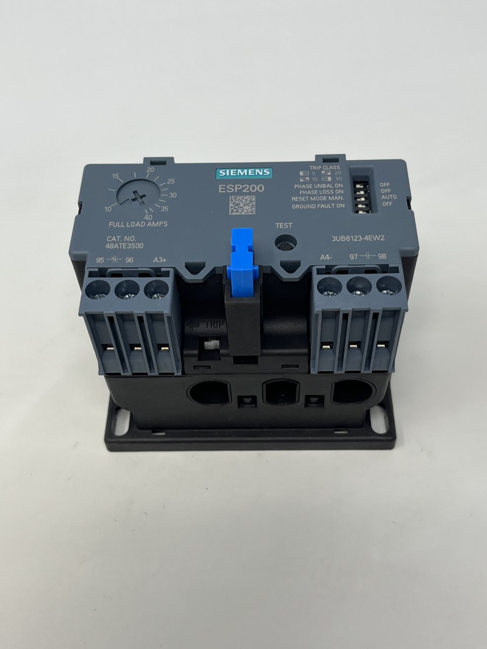 48ATE3S00 – SIEMENS SOLID STATE OVERLOAD RELAY 10-40 AMPS CLASS 5-30 ...