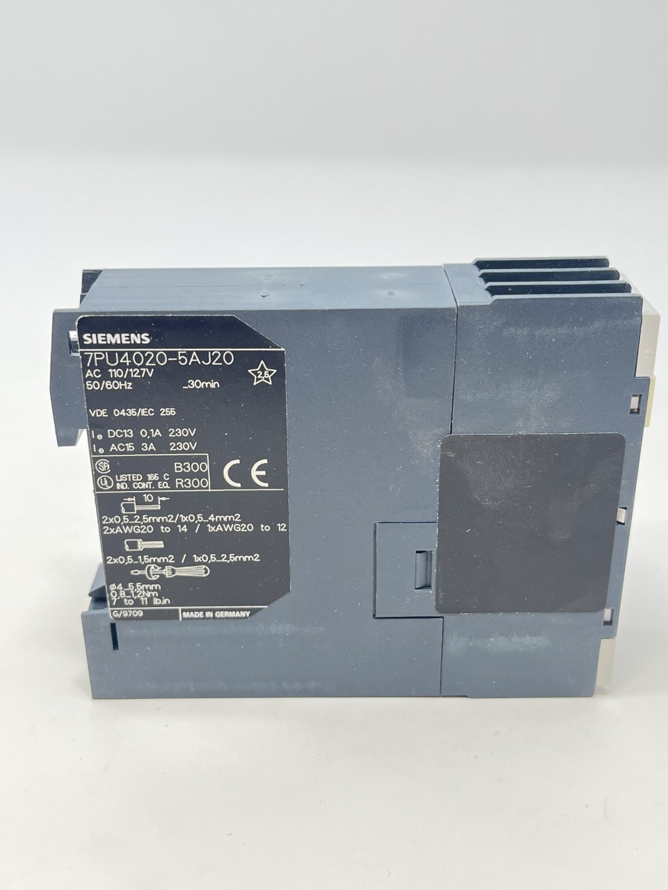 7PU4020-5AJ20 – SIEMENS SOLID-STATE TIMING RELAY DIN RAIL MOUNTABLE, 22 ...