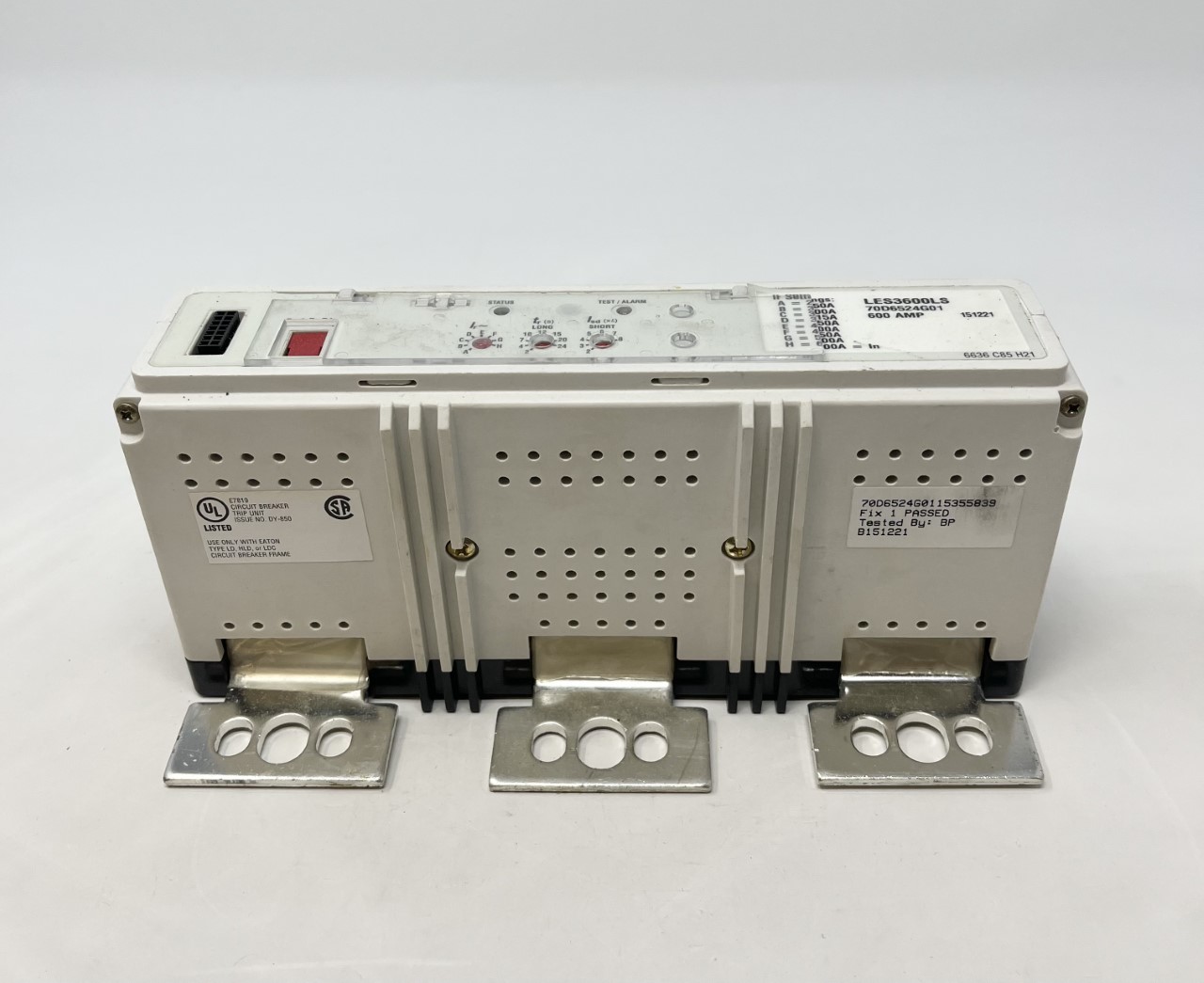 LES3600LS – EATON ELECTRONIC TRIP UNIT 600VAC 600AMPS MAX 3POLE +310 ...