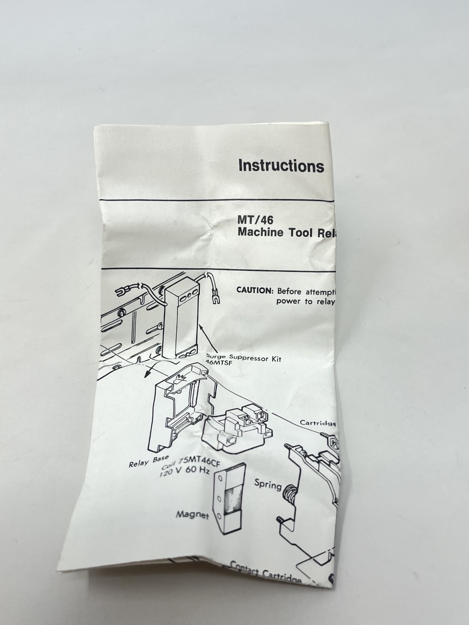 75MT46CH – FURNAS ELECTRIC REPLACEMENT RELAY COIL 480VAC FOR MT/46 ...