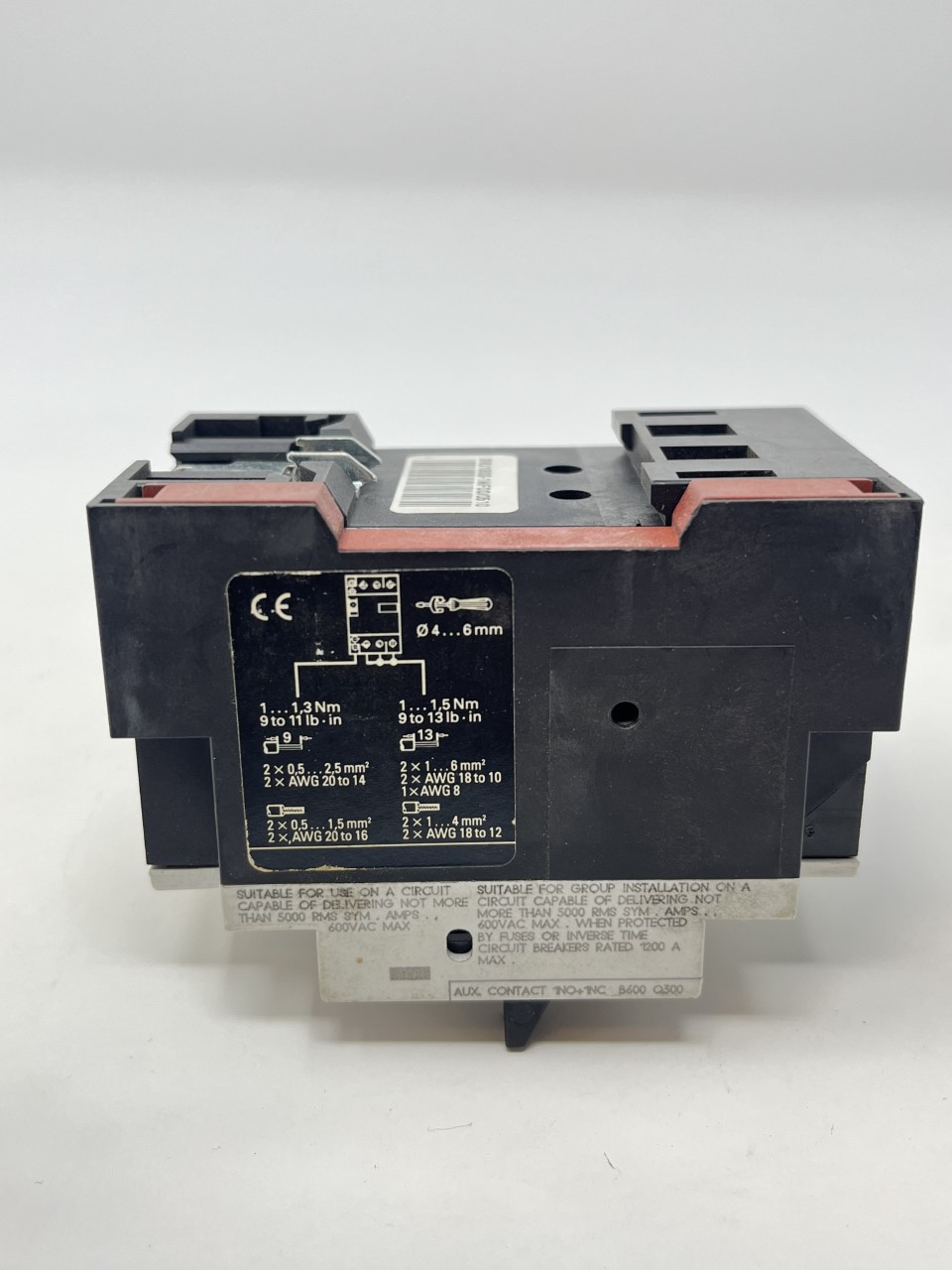 3VU1300-1MF00 – SIEMENS MOTOR STARTER PROTECTOR 3P 100KA 0.6 TO 1AMPS ...