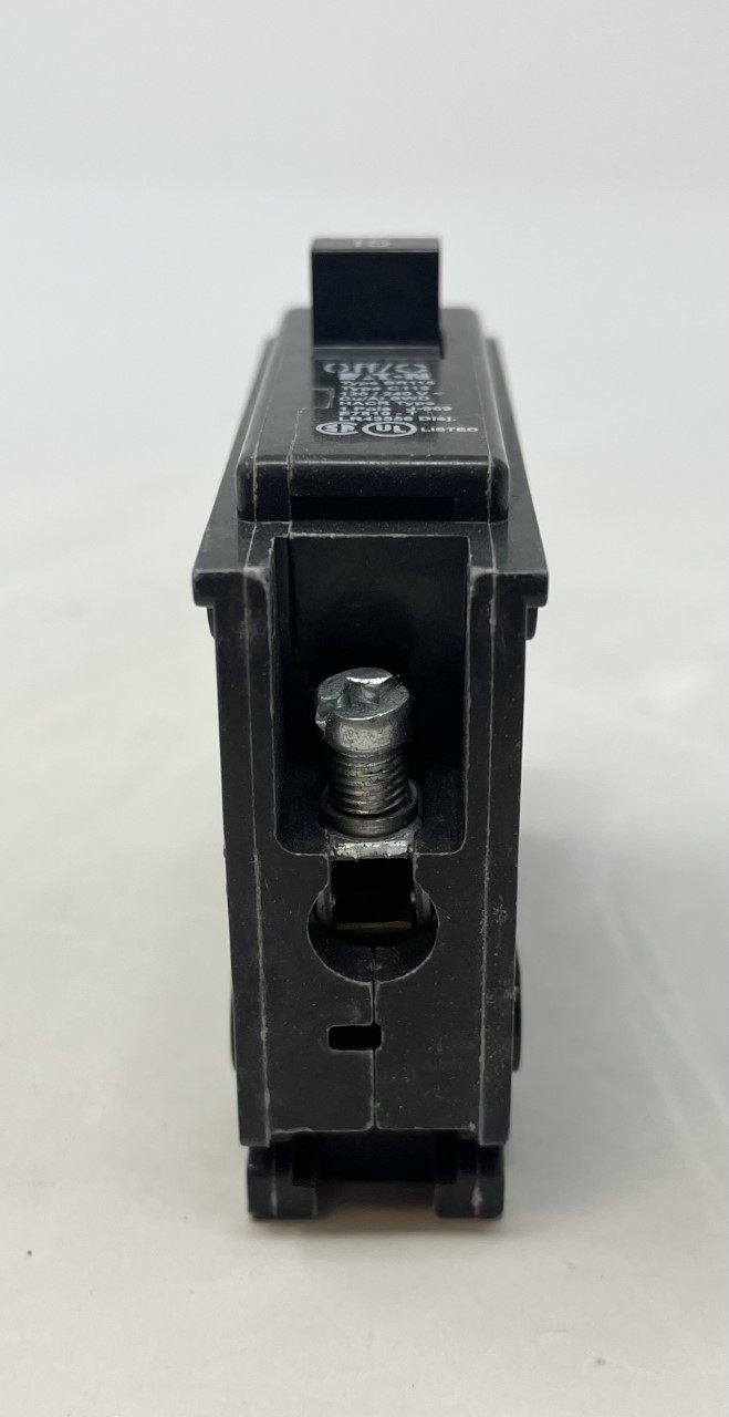 BR115 – EATON PLUG IN CIRCUIT BREAKER 15AMPS 10KAIC 1POLE 120-240VAC ...