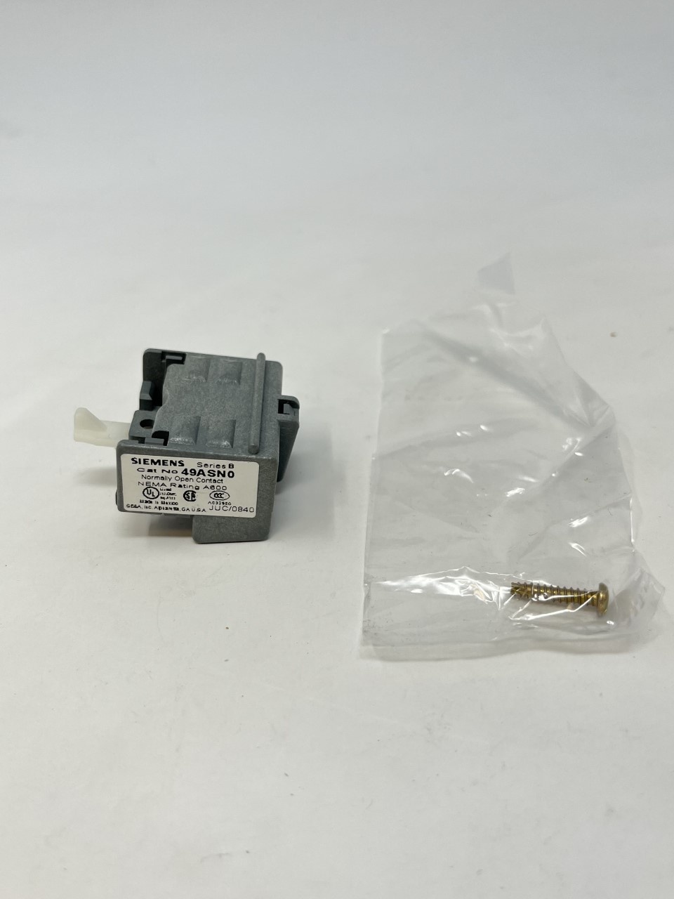 49ASN0 – SIEMENS NEMA AUXILIARY CONTACT KIT 1NO CONTACT | Mag-Trol ...