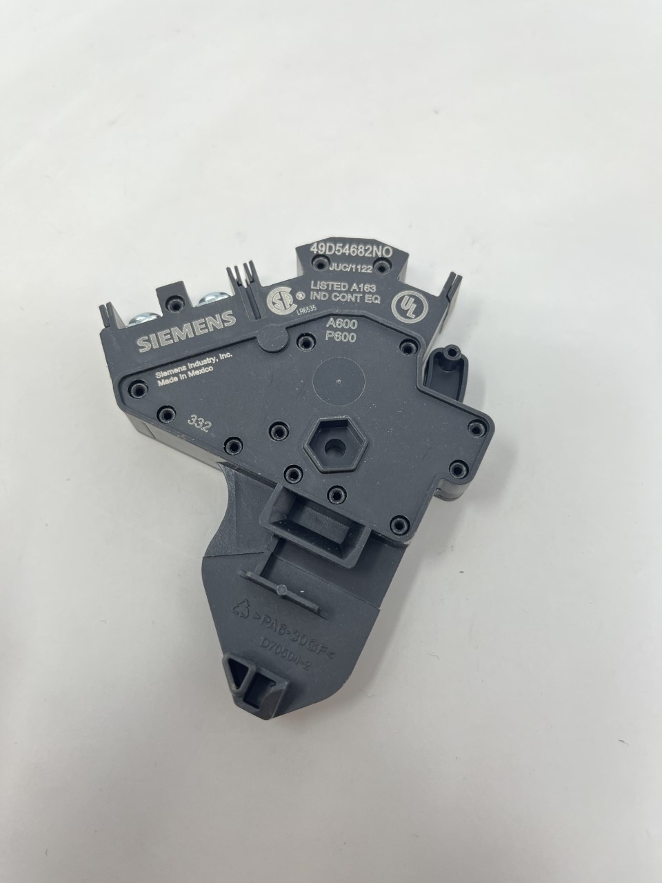 49D54682N0 – FURNAS ELECTRIC SIDE MOUNT AUXILIARY CONTACT 1NO FOR ...