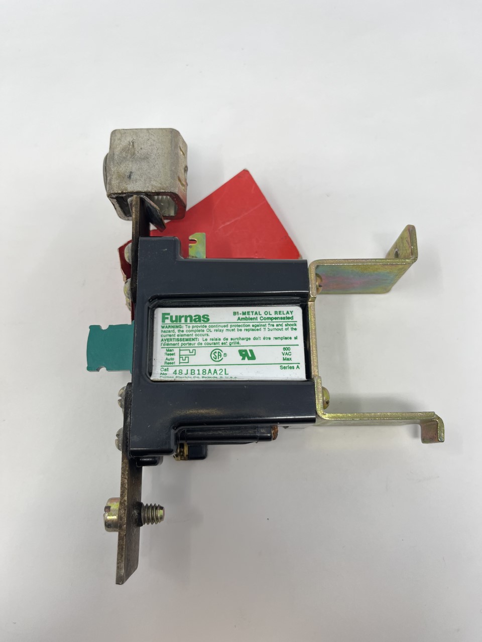 48JB18AA2L – FURNAS ELECTRIC BI-METAL THERMAL OVERLOAD RELAY 600VAC ...