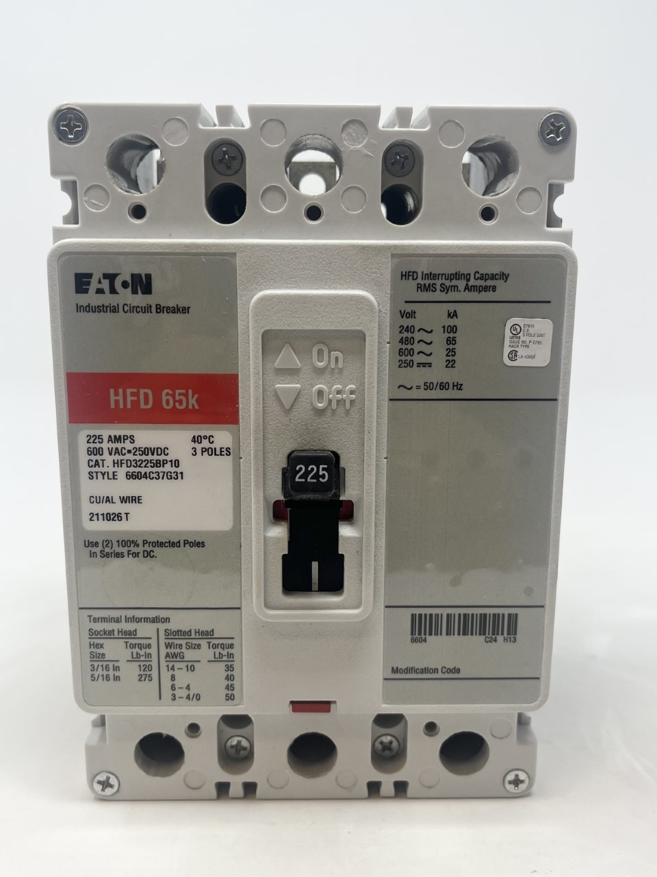 HFD3225 – EATON CIRCUIT BREAKER | Mag-Trol Distributors, Inc.