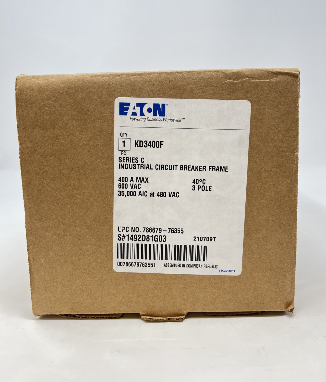 KD3400F – EATON MOLDED CASE CIRCUIT BREAKER | Mag-Trol Distributors, Inc.