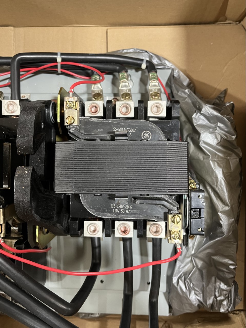 CR309F002 – GE/ABB NEMA MOTOR STARTER REVERSER SIZE 4 3POLES OPEN TYPE ...