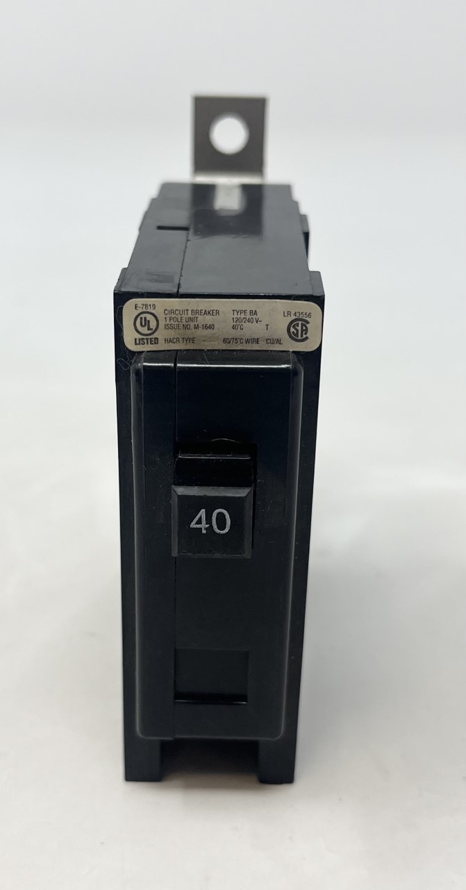 BAB1040 – EATON BOLT ON CIRCUIT BREAKER 1POLE 40AMPS 120-240VAC 10 KAIC ...