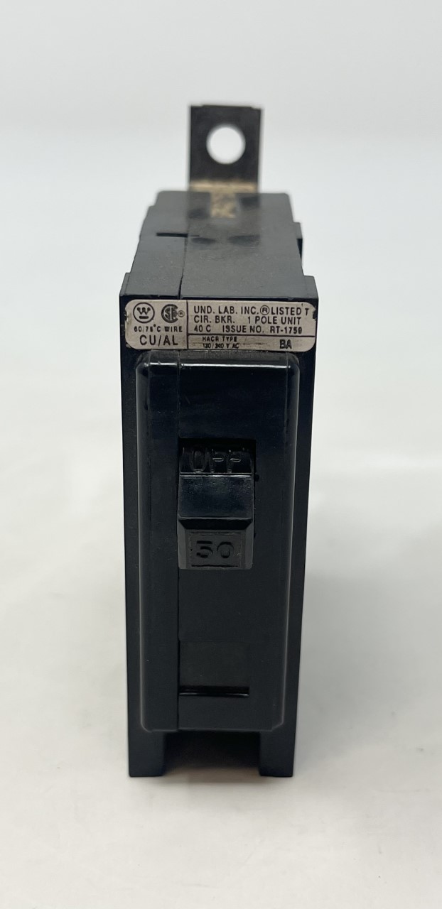BAB1050 – EATON BOLT ON CIRCUIT BREAKER 1POLE 50AMPS 120-240VAC 10,000 ...