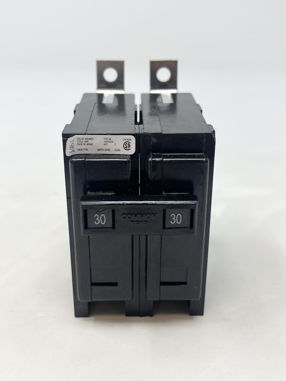 BAB2030 – EATON BOLT ON CIRCUIT BREAKER 2POLE 30AMPS 120-240VAC 10,000 ...