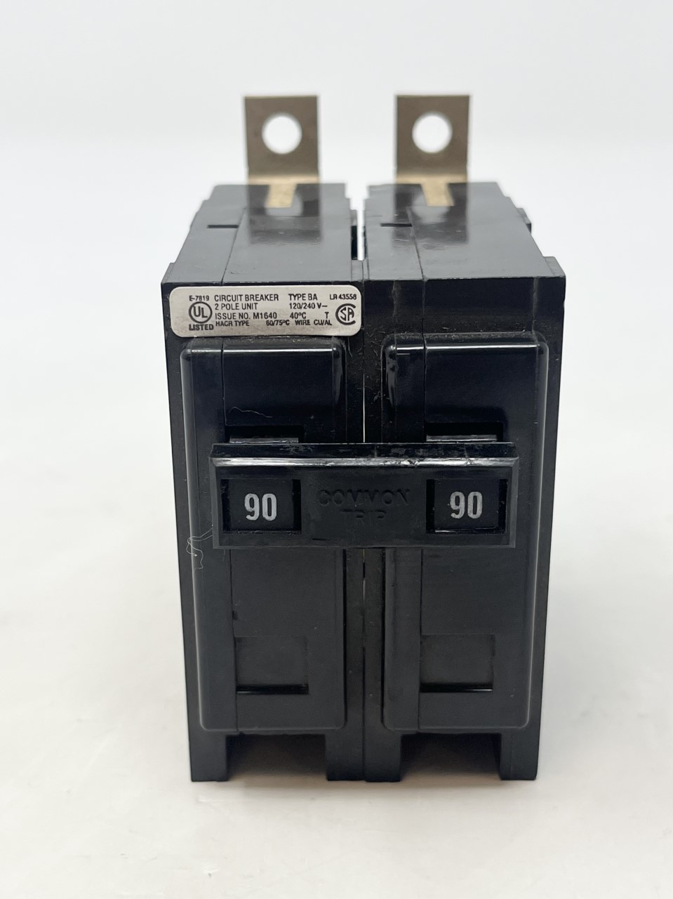 BAB2090 – EATON BOLT ON CIRCUIT BREAKER 2POLE 90AMPS 120-240VAC 10,000 ...