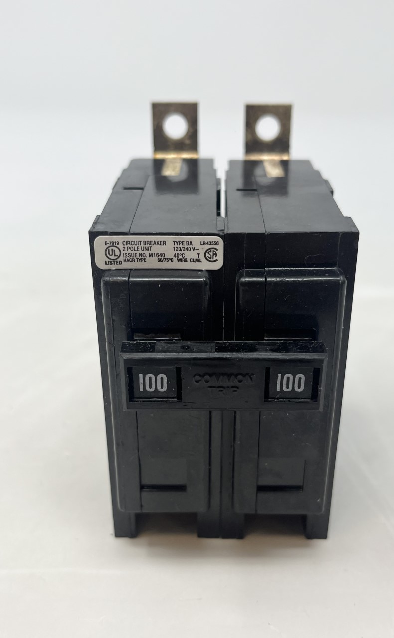 BAB2100 – EATON BOLT ON CIRCUIT BREAKER 100AMPS 10KAIC 2POLE 120-240VAC ...