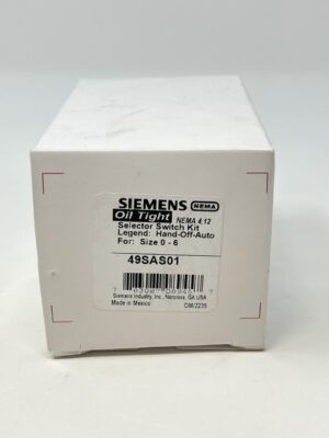 49SAS01 – SIEMENS NEMA SELECTOR SWITCH KIT | Mag-Trol Distributors, Inc.