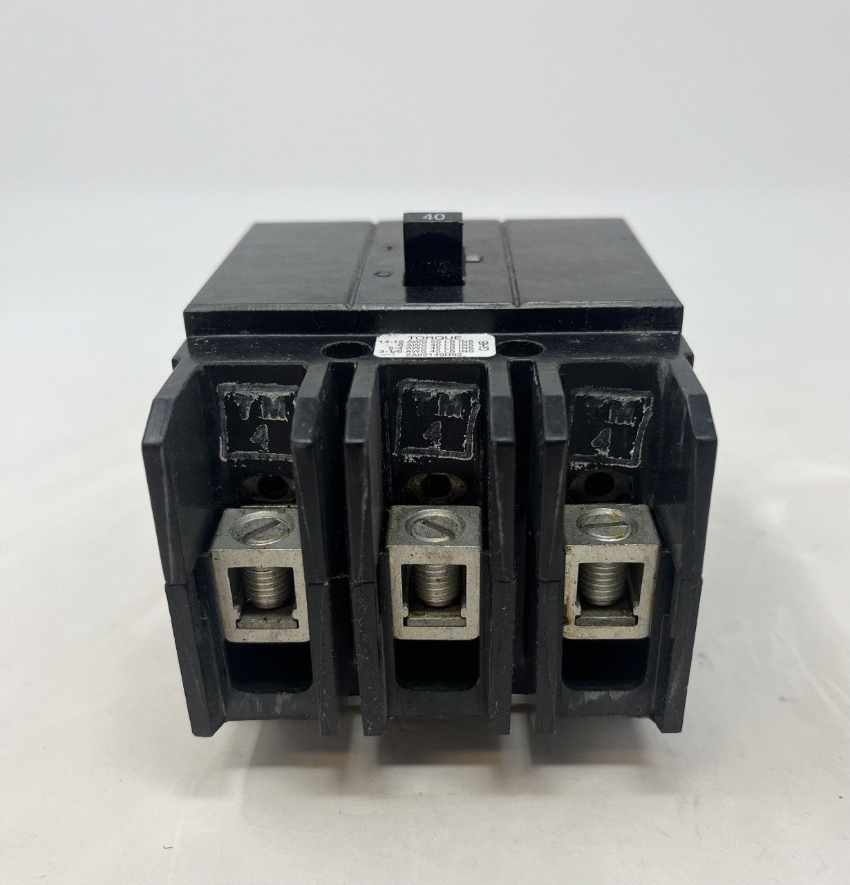 GHB3040 – EATON BOLT ON CIRCUIT BREAKER 40AMPS 3POLE 277-480VAC 14KAIC ...