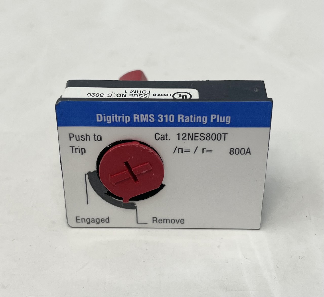 12NES800T – EATON RATING PLUG FOR ND FRAME 800AMPS RATING PLUG STYLE ...
