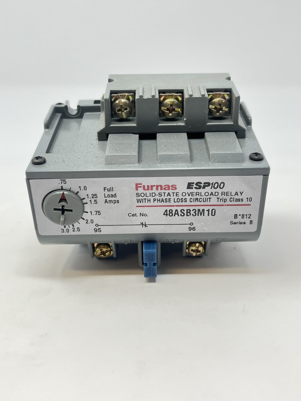 48ASB3M10 – FURNAS SOLID STATE OVERLOAD RELAY 0.75-3 AMPS CLASS 10 3P | Mag-Trol Distributors, Inc.