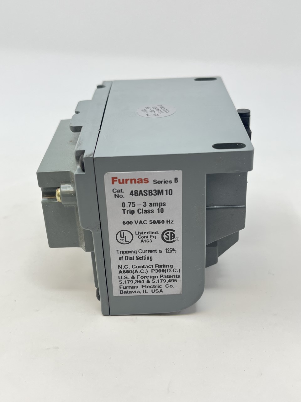 48ASB3M10 – FURNAS SOLID STATE OVERLOAD RELAY 0.75-3 AMPS CLASS 10 3P ...