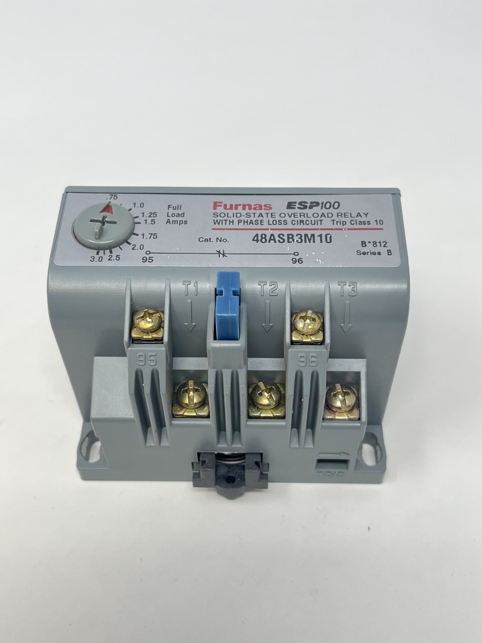 48ASB3M10 – FURNAS SOLID STATE OVERLOAD RELAY 0.75-3 AMPS CLASS 10 3P ...