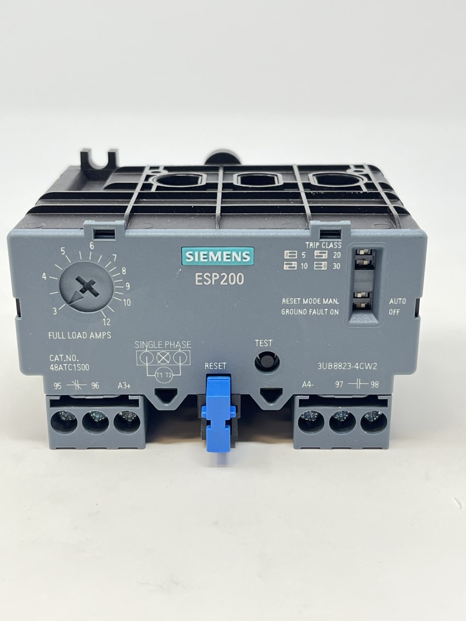 48ATC1S00 – SIEMENS SOLID STATE OVERLOAD RELAY 3-12 AMPS CLASS 5-30 ...