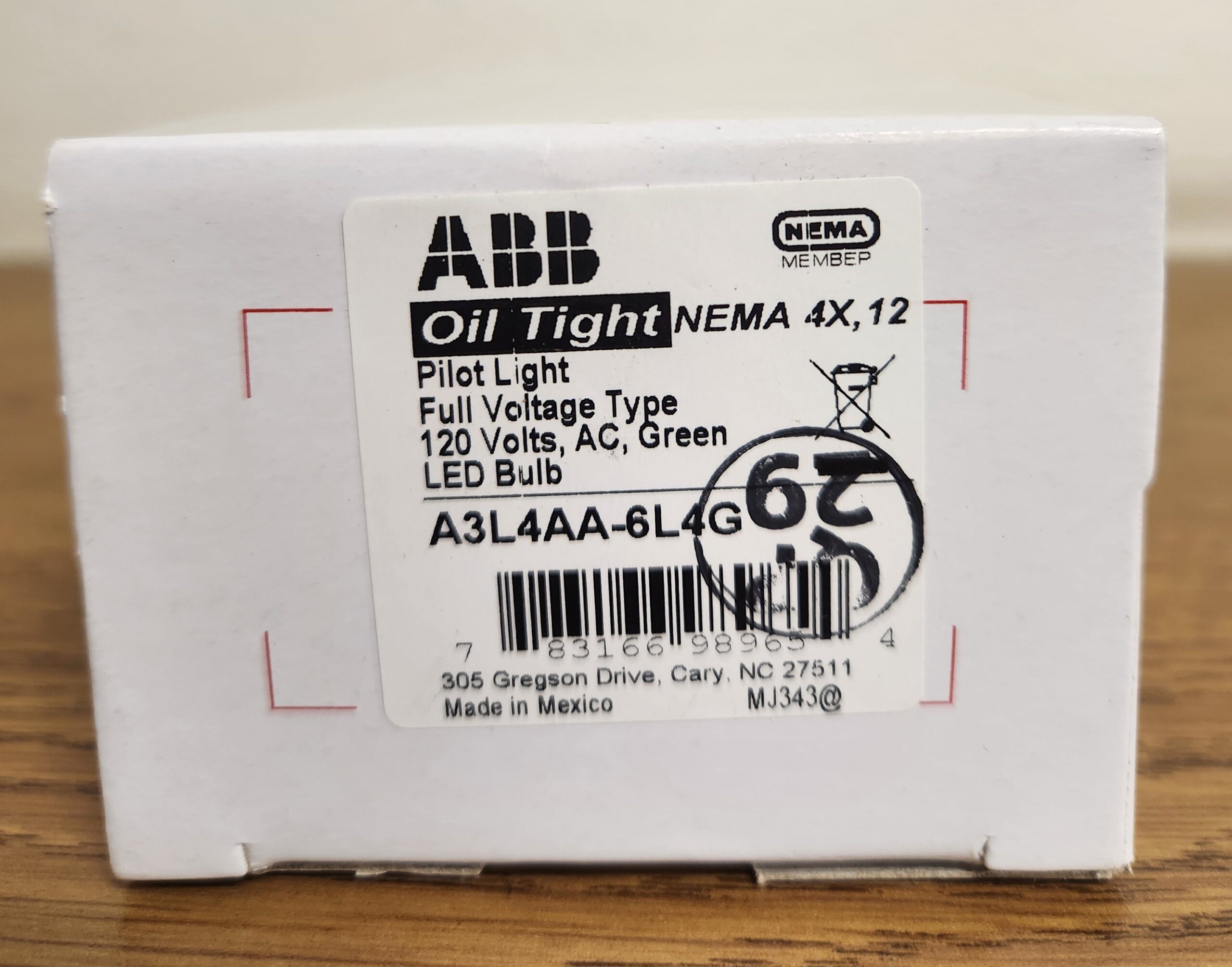 A3L4AA-6L4G – ABB Heavy Duty Oil Tight Pilot Light | Mag-Trol ...