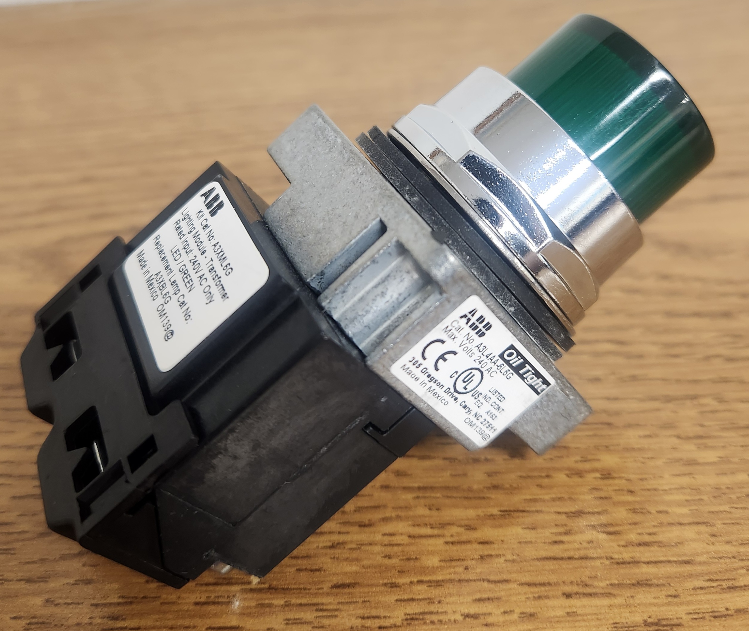 A3L4AA-6L6G – ABB Heavy Duty Oil Tight Pilot Light | Mag-Trol ...