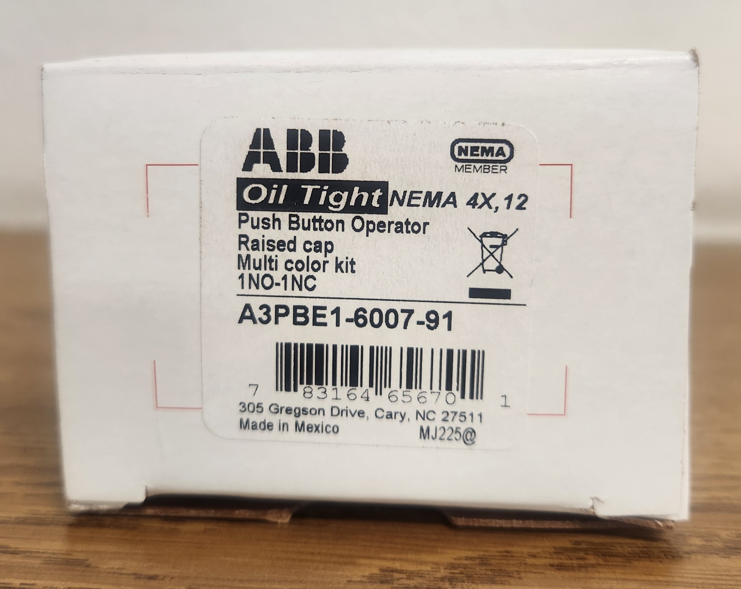A3PBE1-6007-91 – ABB Heavy Duty Oil Tight Pushbutton | Mag-Trol ...