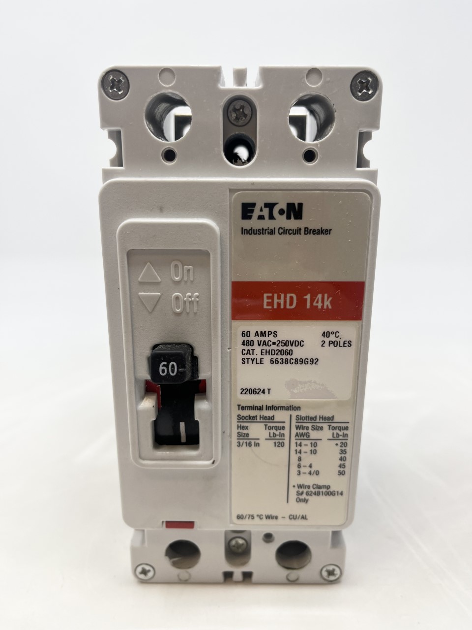 EHD2060 – EATON CIRCUIT BREAKER | Mag-Trol Distributors, Inc.