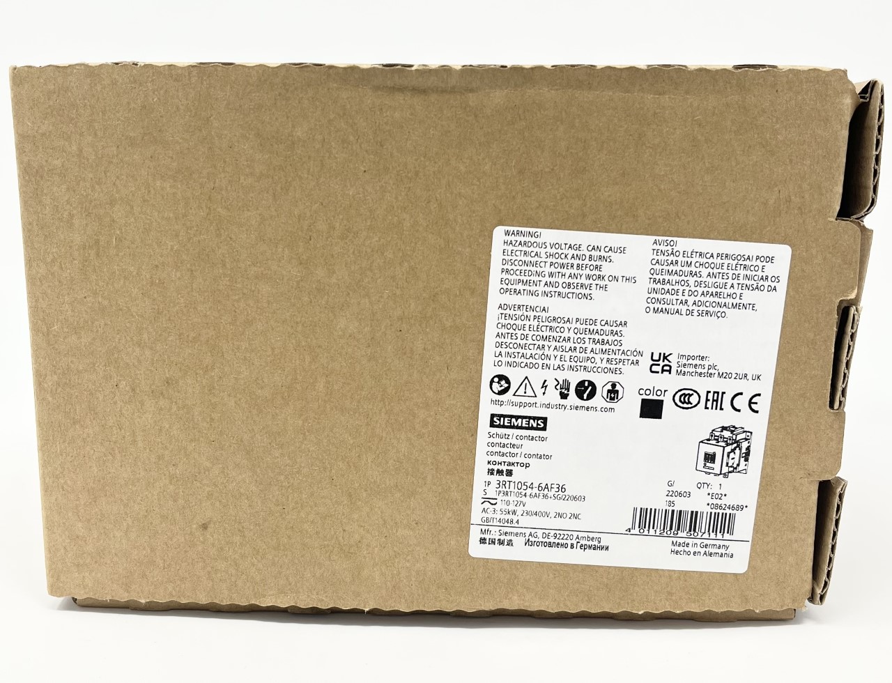 3RT1054-6AF36 – SIEMENS IEC CONTACTOR | Mag-Trol Distributors, Inc.