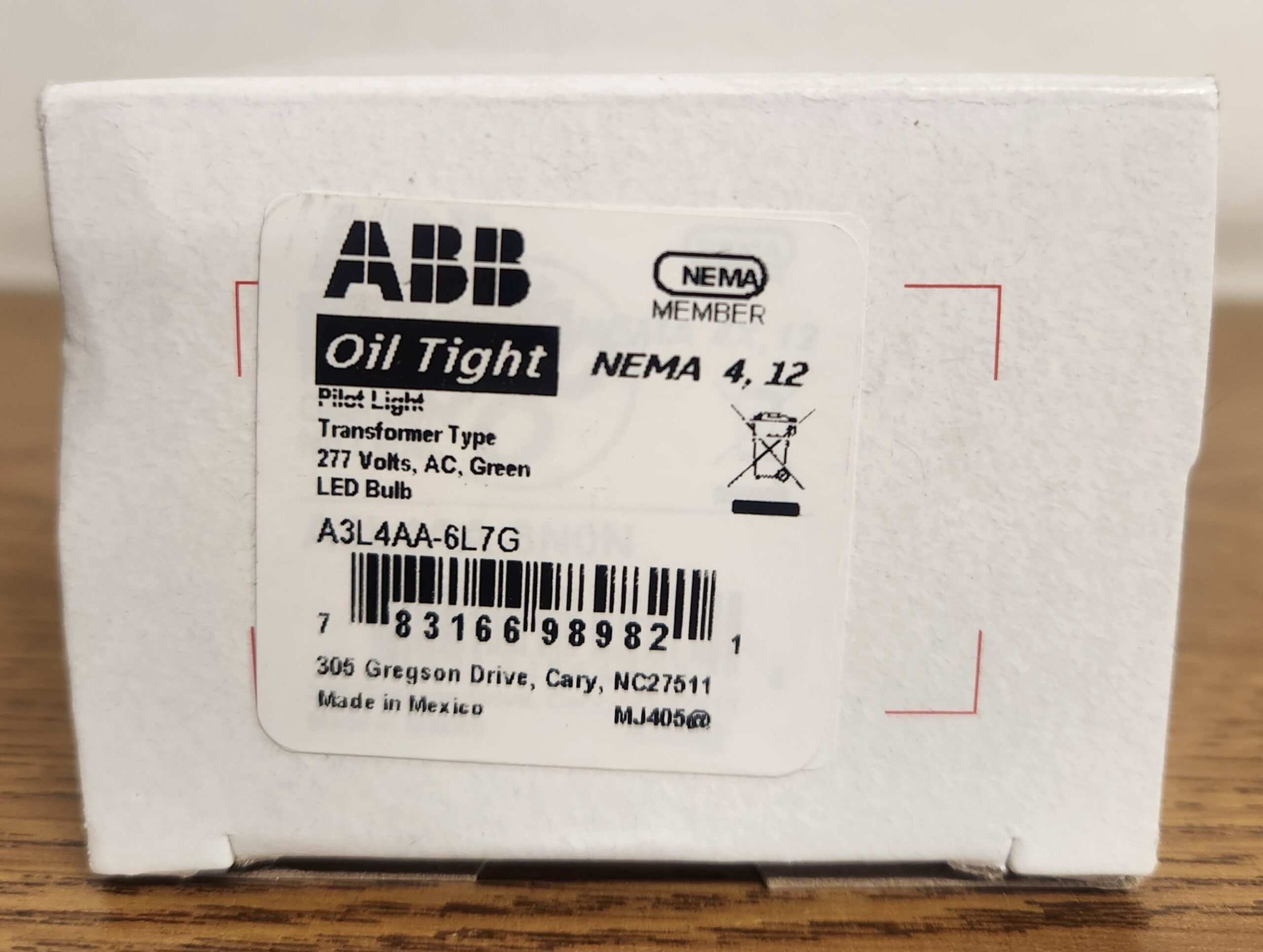 A3L4AA-6L7G – ABB 30MM HEAVY DUTY OIL TIGHT PILOT LIGHT | Mag-Trol ...