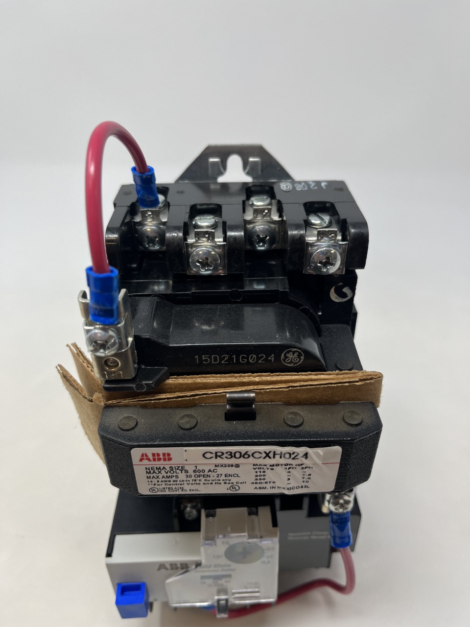 CR306CXH024 – GE/ABB NEMA MOTOR STARTER | Mag-Trol Distributors, Inc.